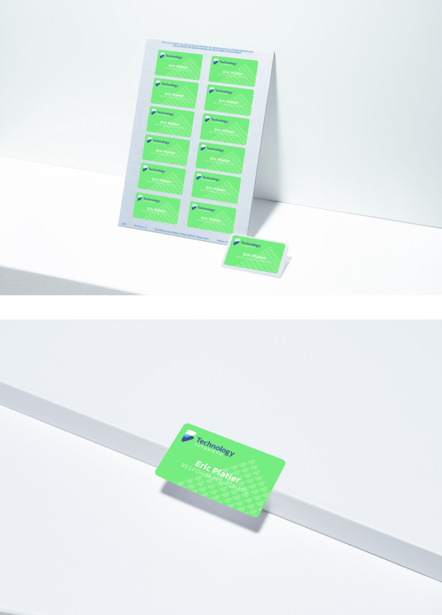 Badges autocollants imprimables pour vos évènements | Avery